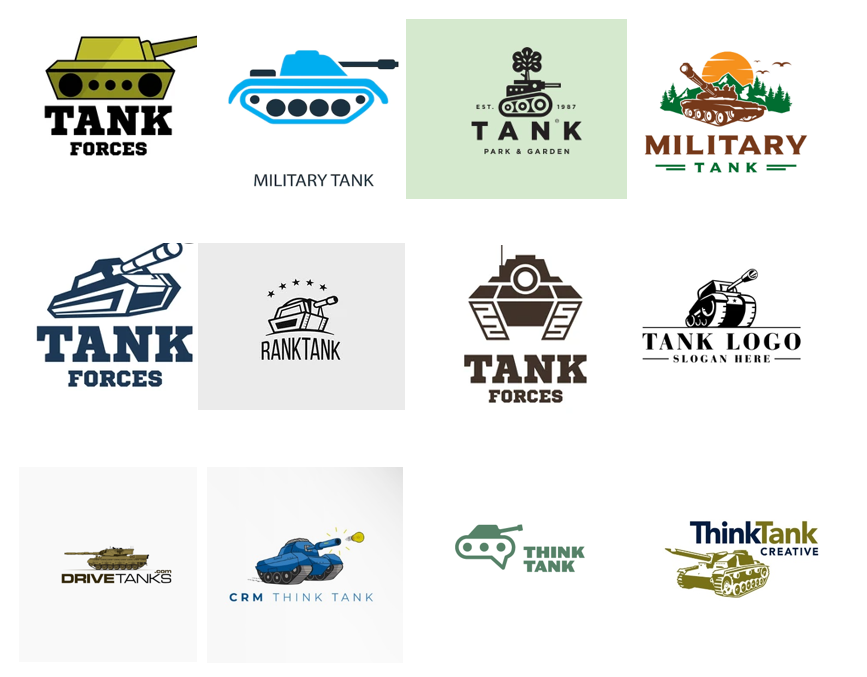 268++ Mẫu thiết kế logo hình Xe tăng đẹp (cập nhật 2024)