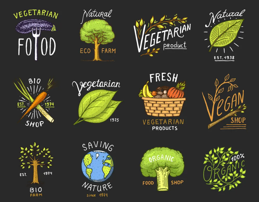 368++ Mẫu thiết kế logo Thực phẩm xanh, Organic đẹp (cập nhật 2024)